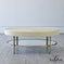 Ellipse Cocktail Table - Ivory – Grats Decor Interior Design & Build Inc.