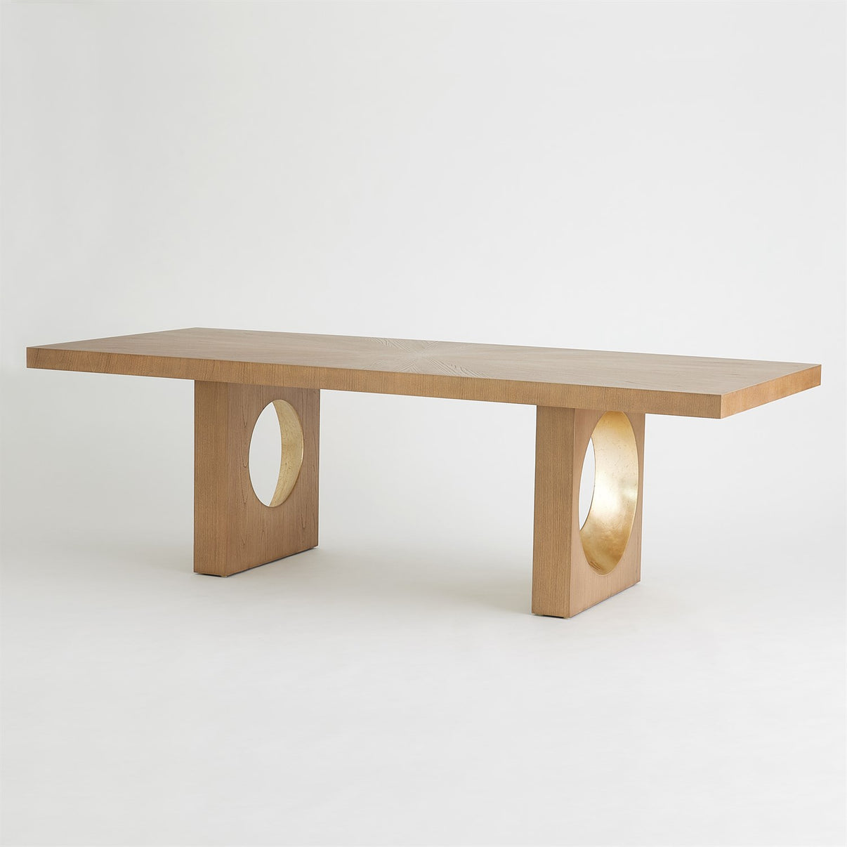 Oculus Dining Table - Nutmeg/Champagne – Grats Decor Interior Design ...