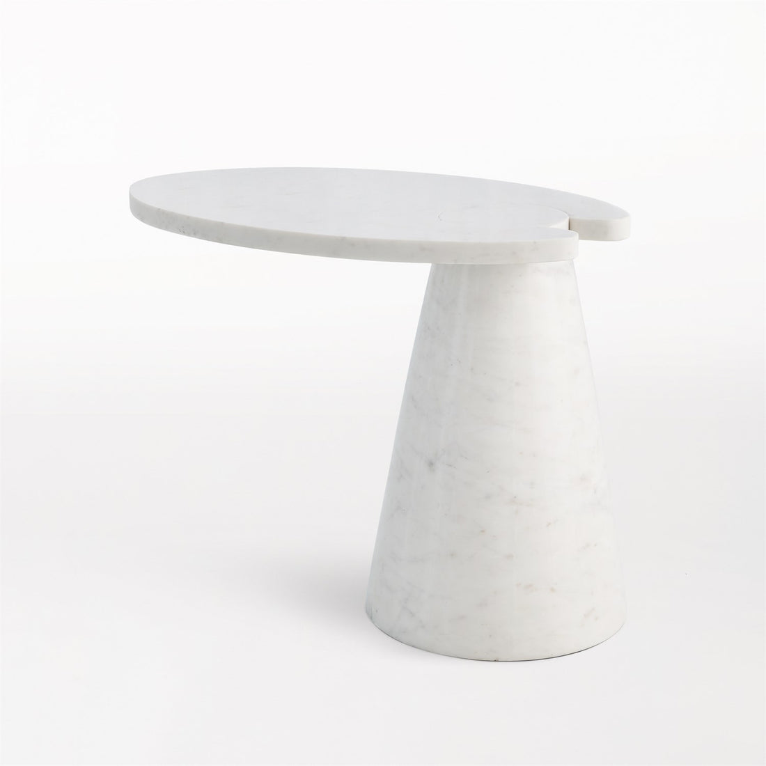 Cone Cantilever Table - White Marble – Grats Decor Interior Design ...