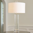 Fluted Crystal Column Table Lamp – Grats Decor Interior Design & Build Inc.