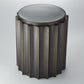 Fluted Column 18"Dia Table-Bronze – Grats Decor Interior Design & Build ...